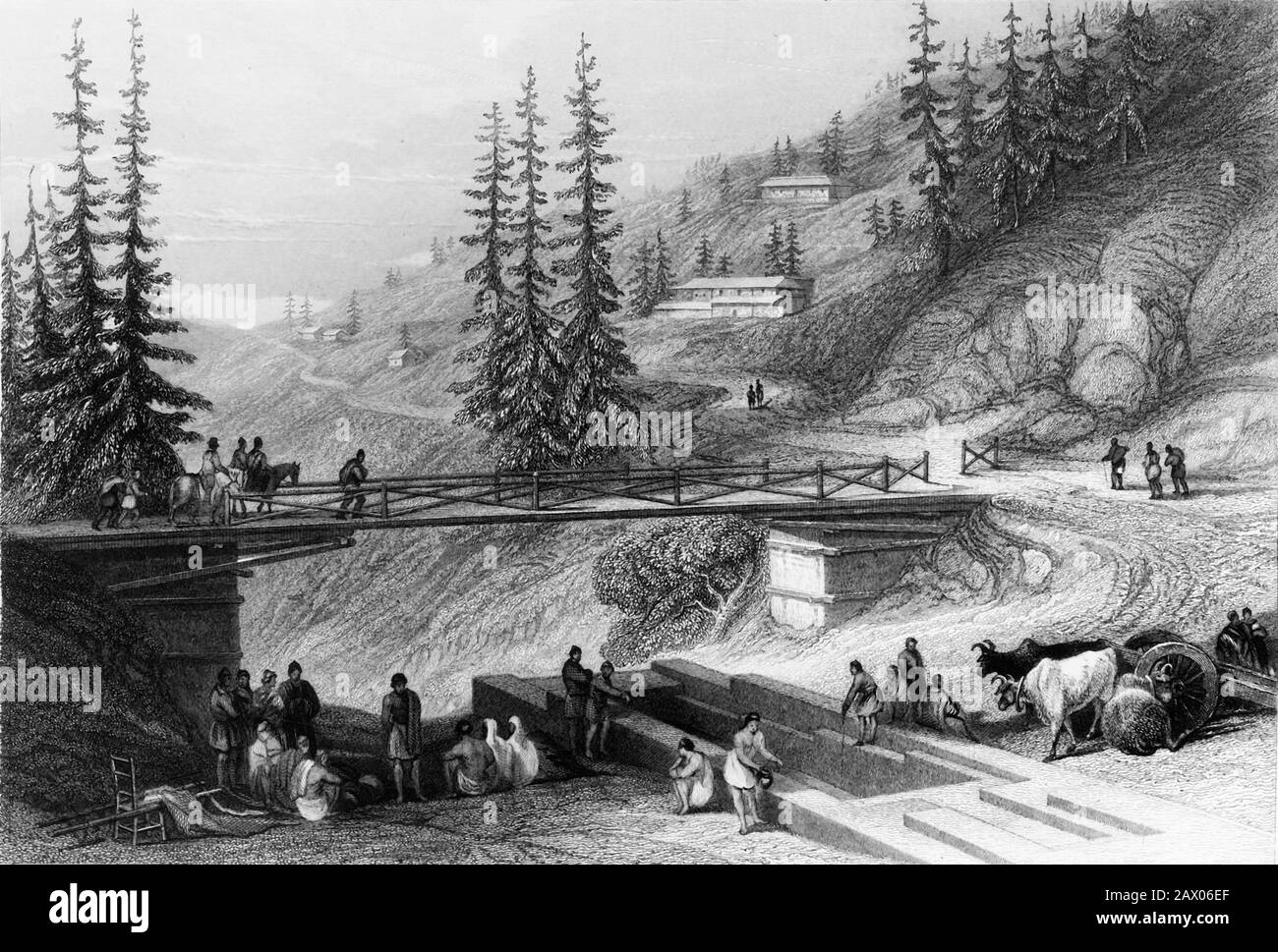 Simla scenery Black and White Stock Photos & Images - Alamy