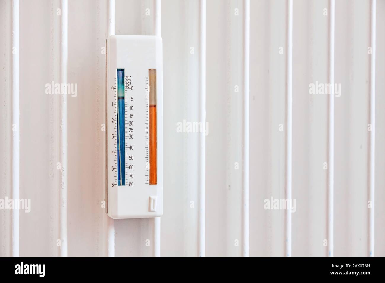 heating measurement control reading panel Stock Photo - Alamy