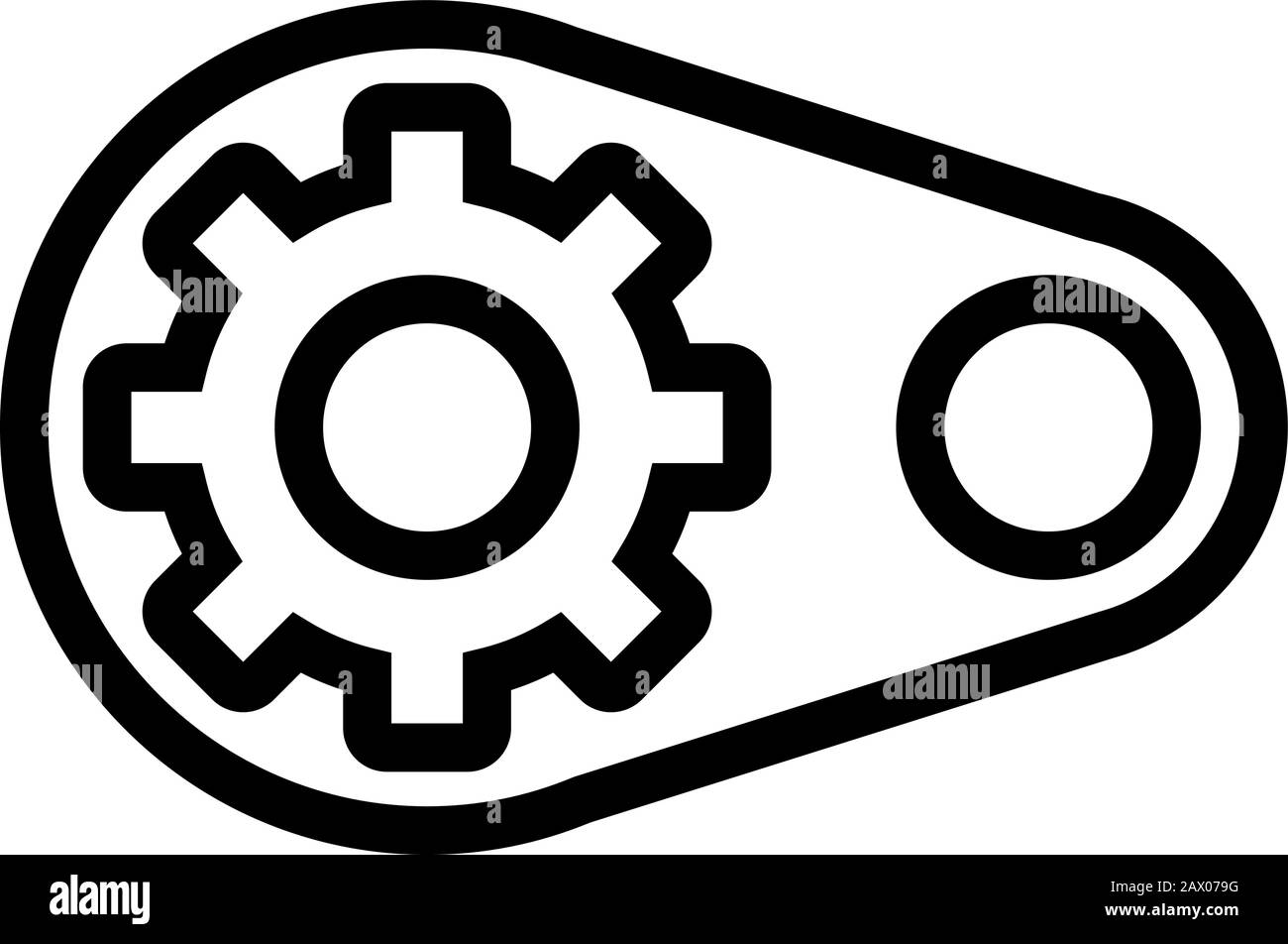 Automation icon vector. Isolated contour symbol illustration Stock Vector Image & Art - Alamy