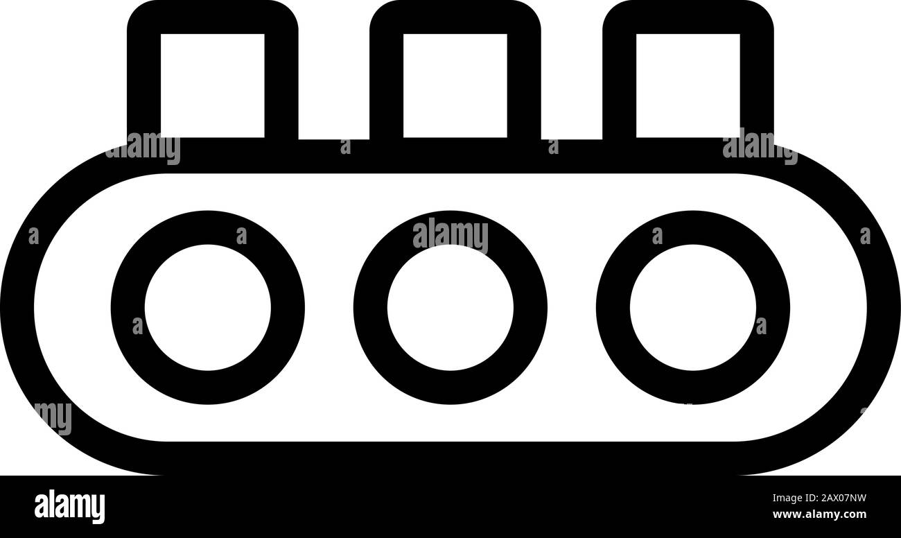 Automation icon vector. Isolated contour symbol illustration Stock Vector Image & Art - Alamy