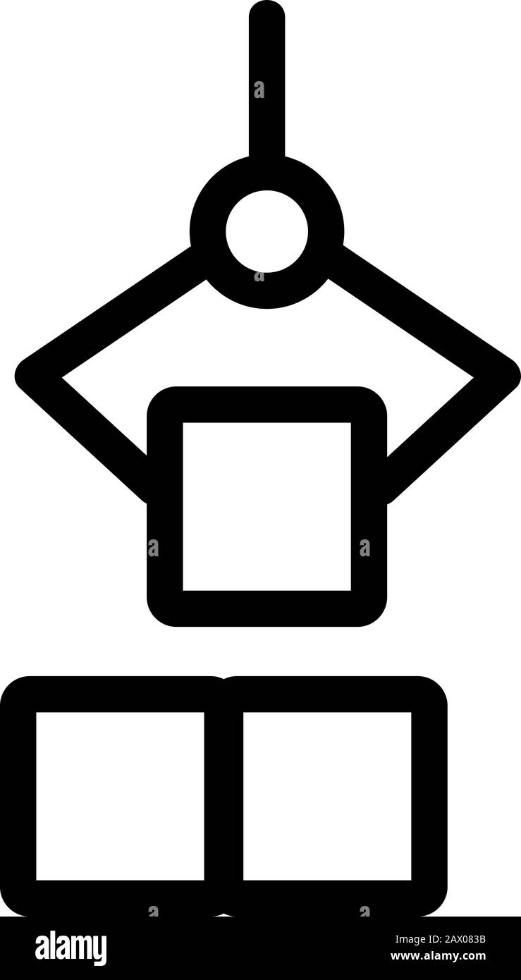 Automation icon vector. Isolated contour symbol illustration Stock Vector Image & Art - Alamy