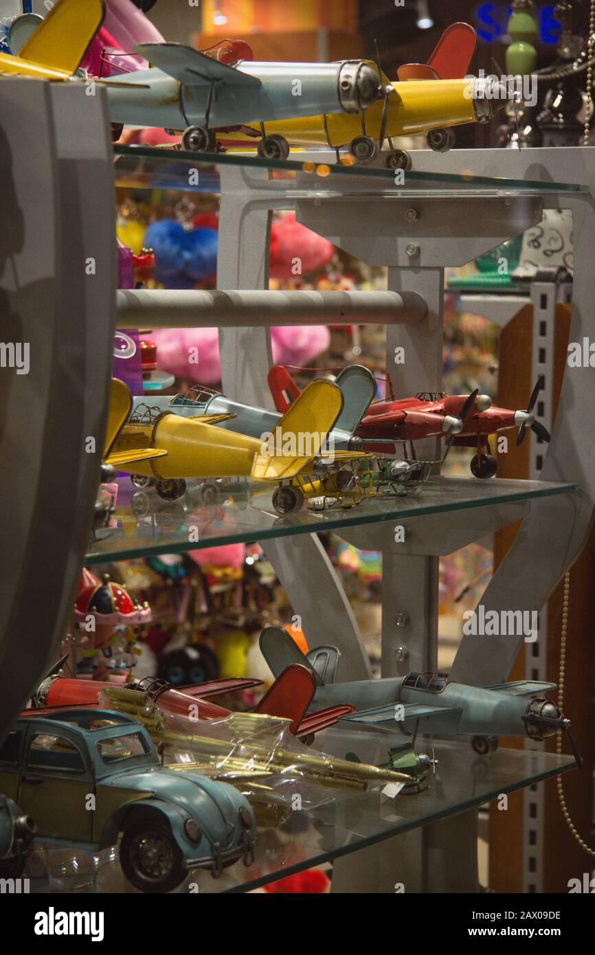Toys of different colors for children in a store Stock Photo - Alamy