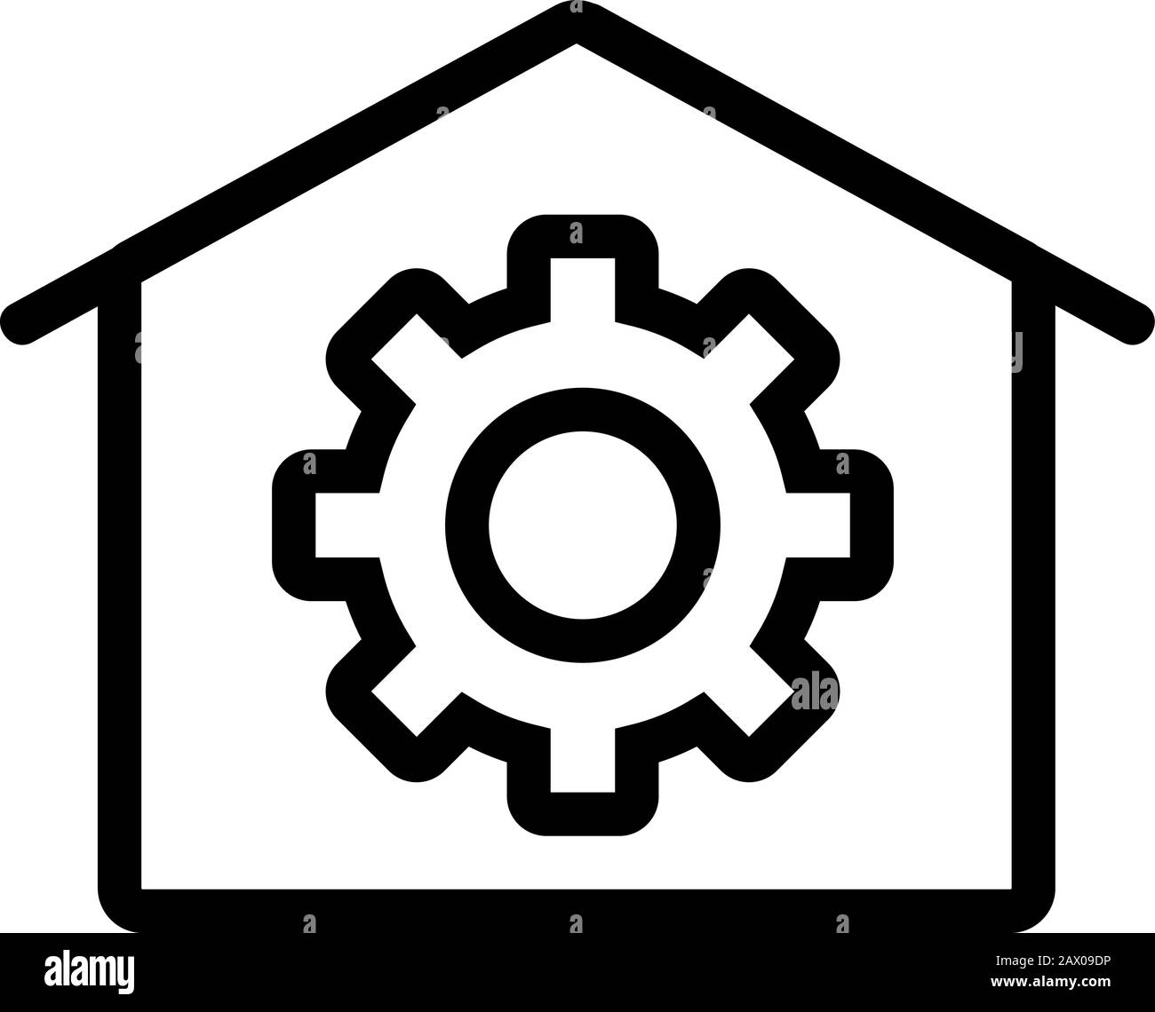 Automation icon vector. Isolated contour symbol illustration Stock ...