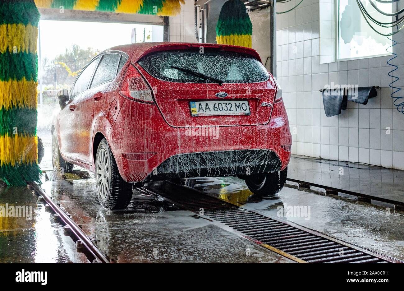 Automatic hand wash hi-res stock photography and images - Alamy