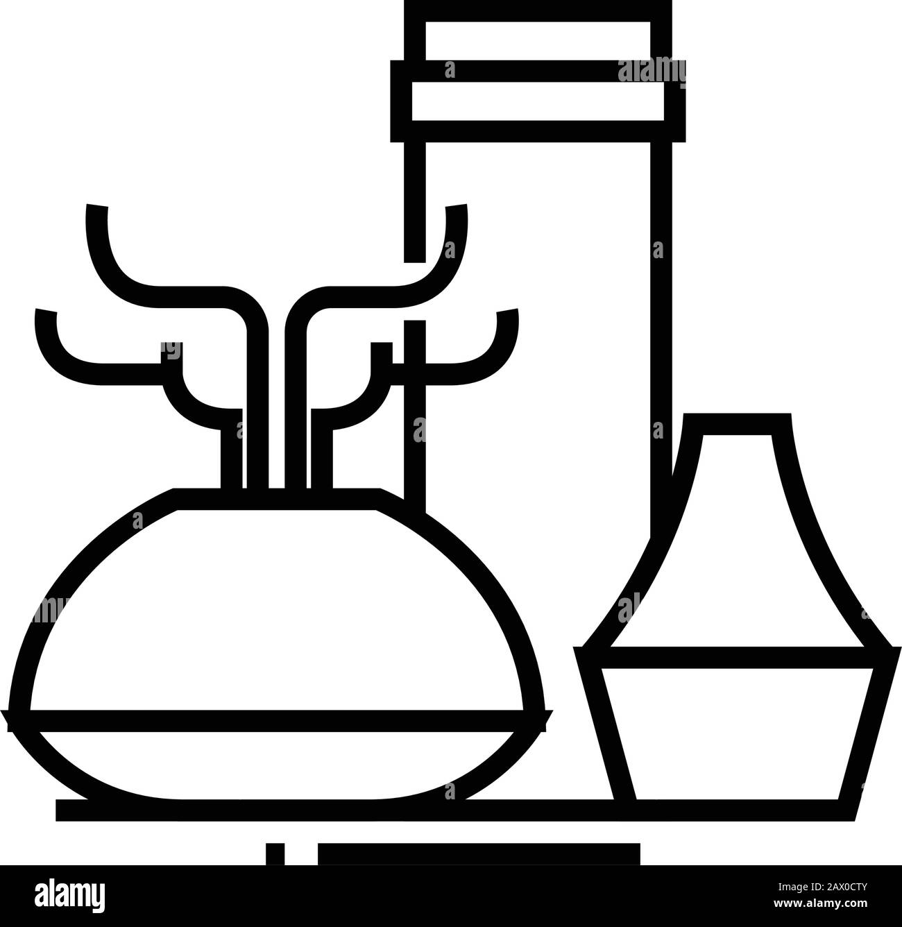 Acessories line icon. Acessories concept outline vector, symbol, sign ...