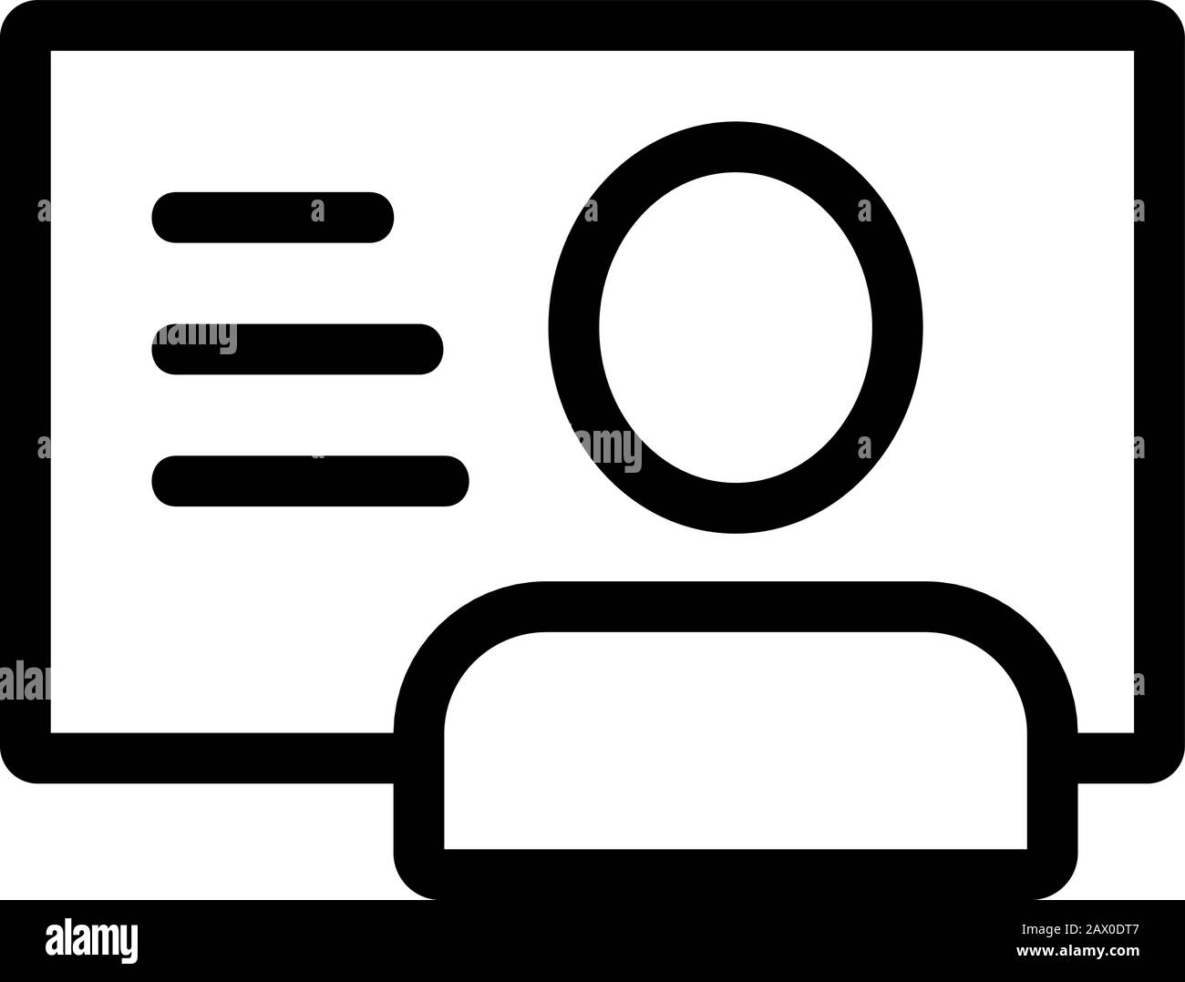 Academy icon vector. Isolated contour symbol illustration Stock Vector ...