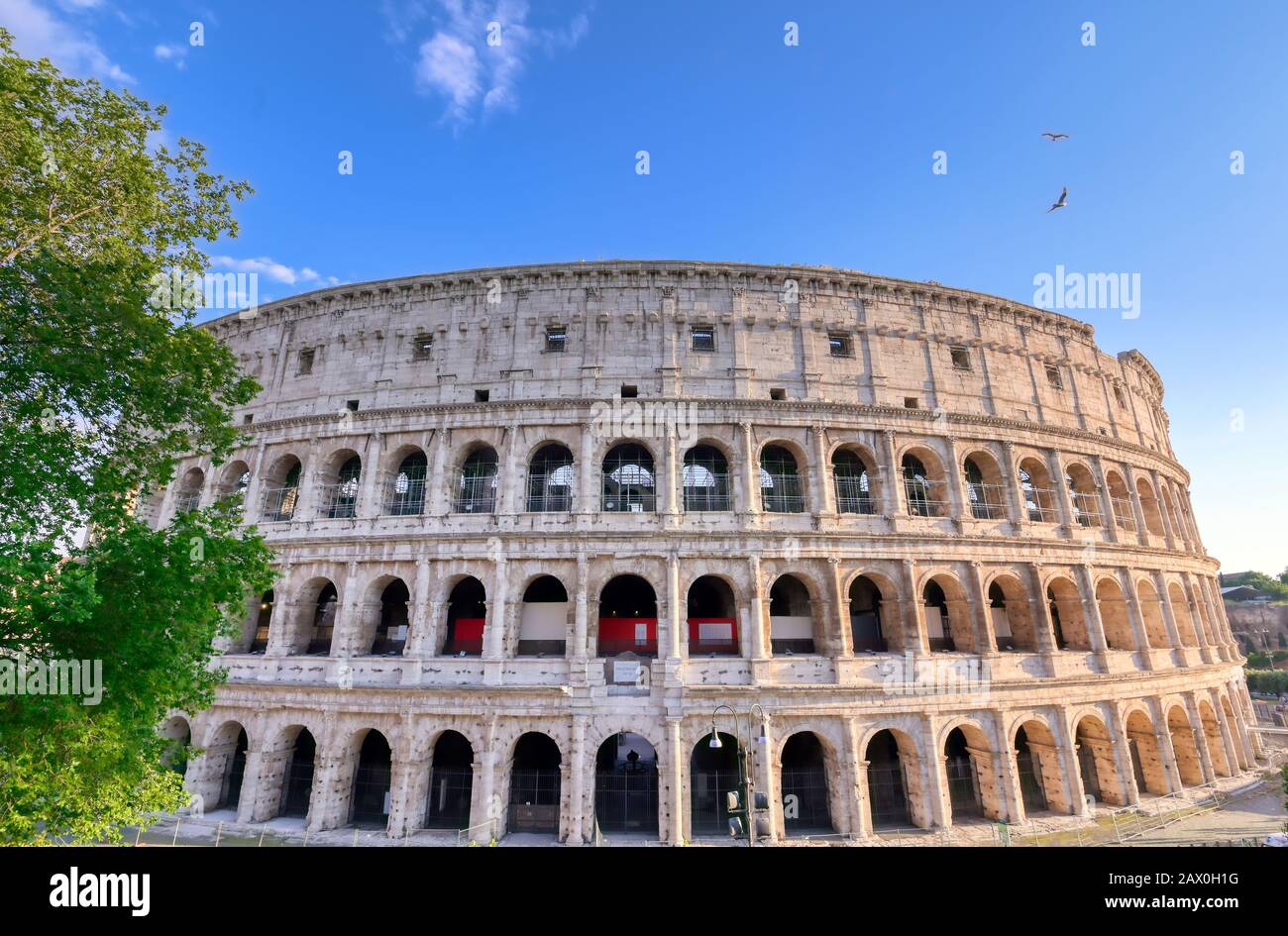The Roman Colosseum in located in Rome, Italy Stock Photo - Alamy