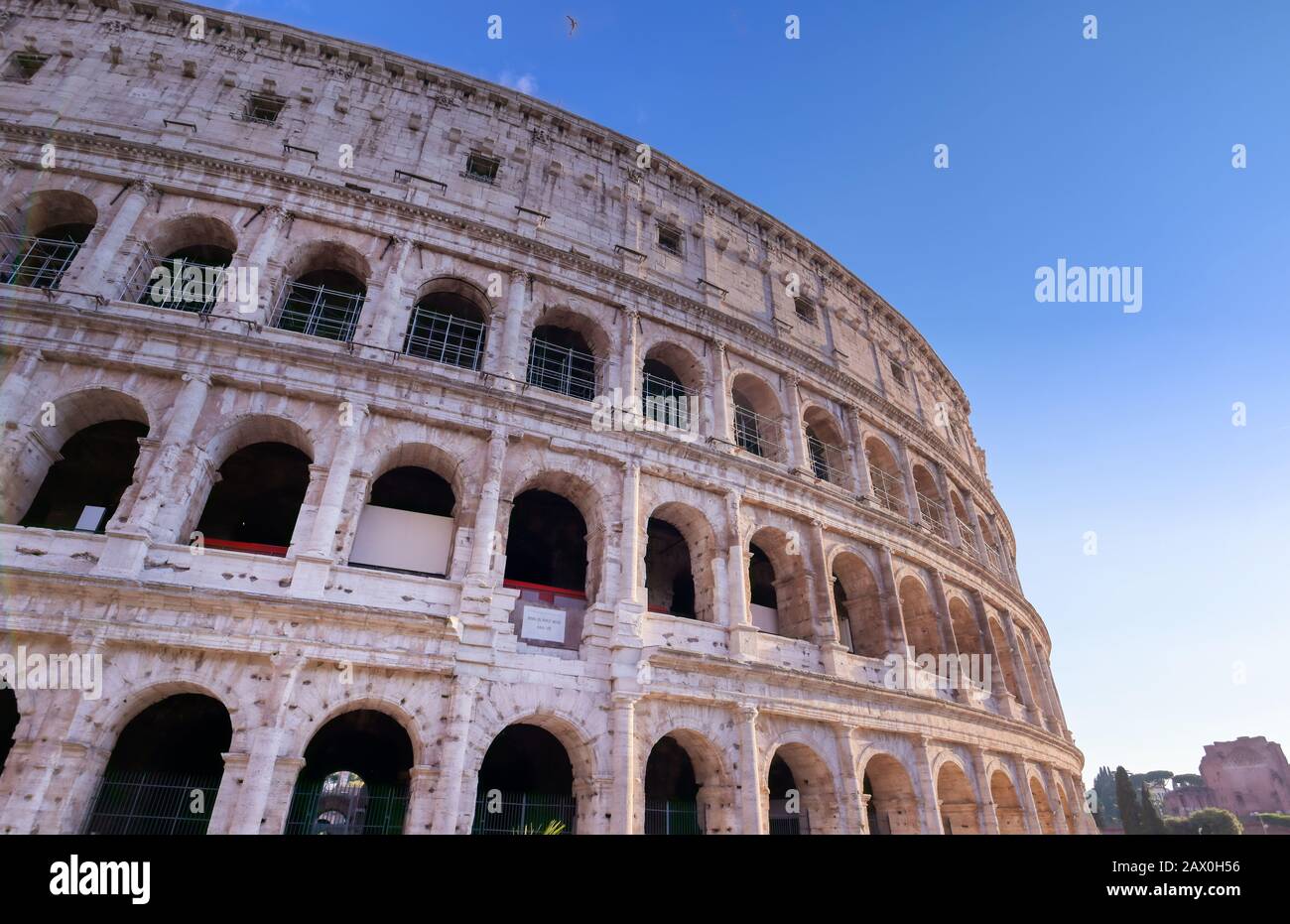 The Roman Colosseum in located in Rome, Italy Stock Photo - Alamy