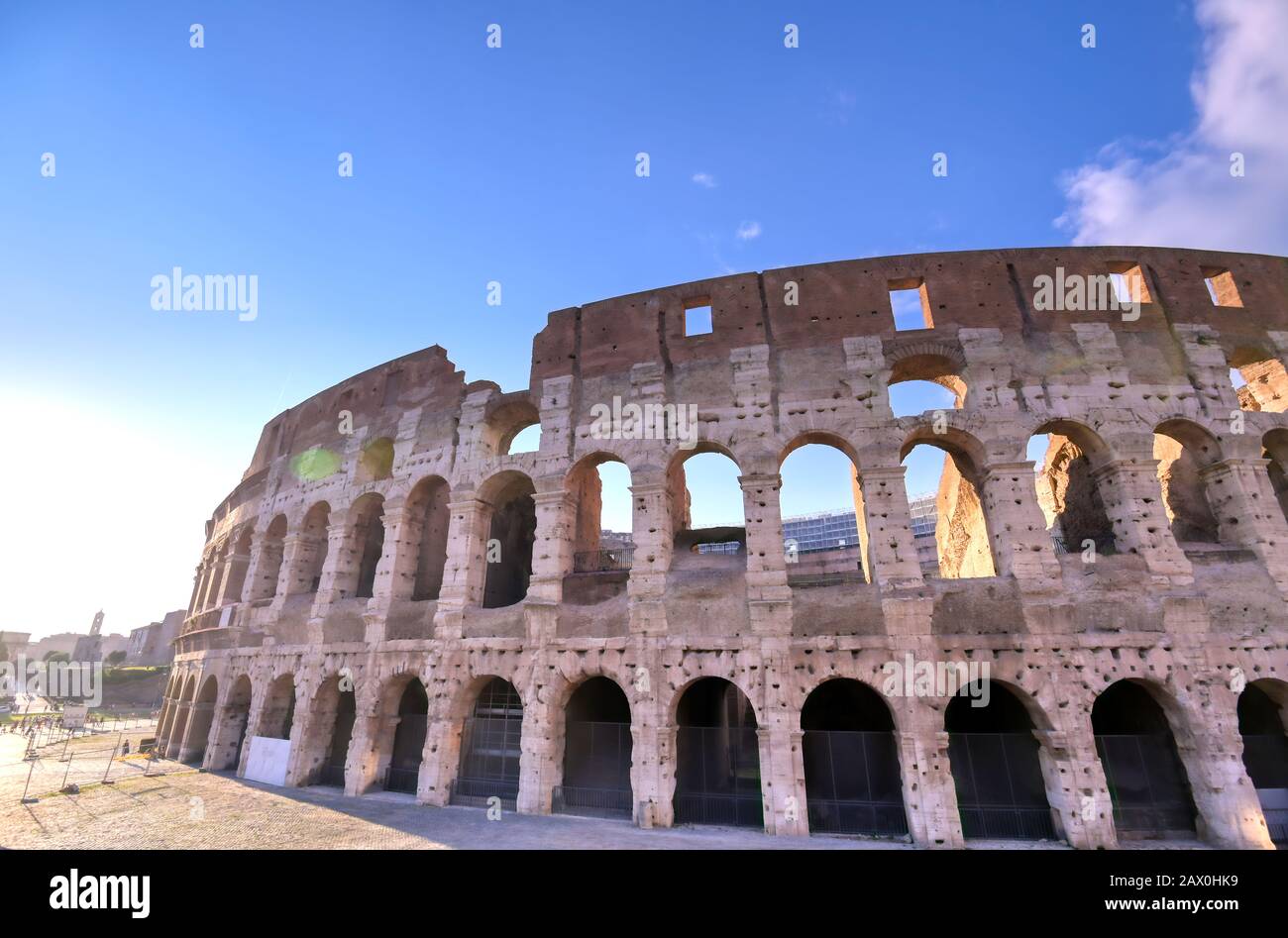 The Roman Colosseum in located in Rome, Italy Stock Photo - Alamy