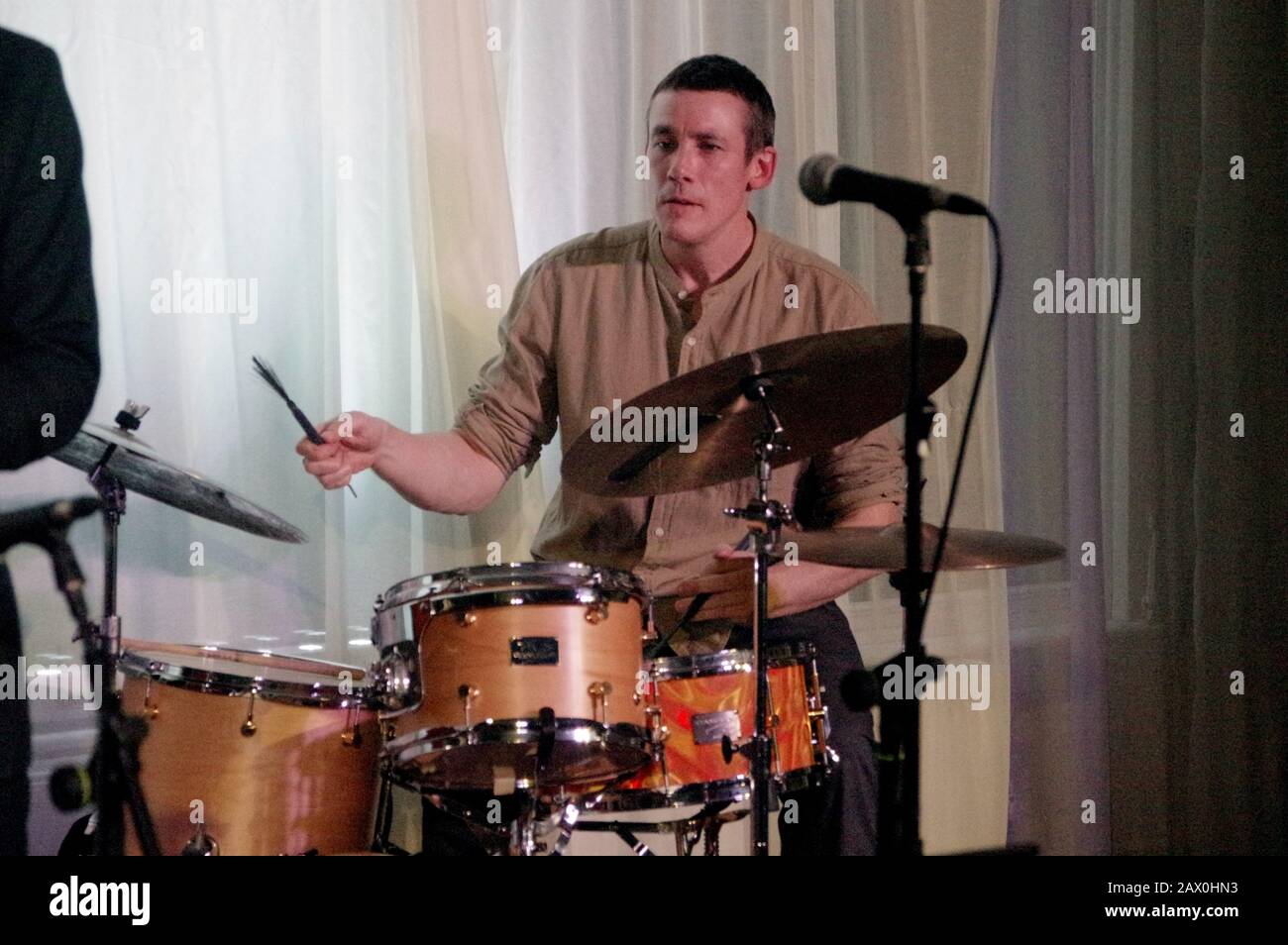 Jim Bashford, Xhosa Cole Quartet, Watermill Jazz Club, Dorking, Surrey ...