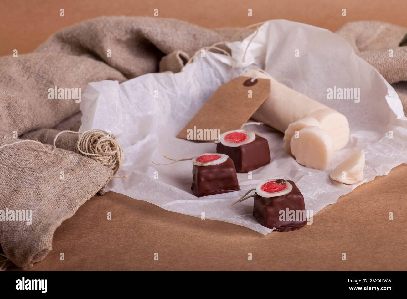 Delicious chocolate candies Stock Photo - Alamy