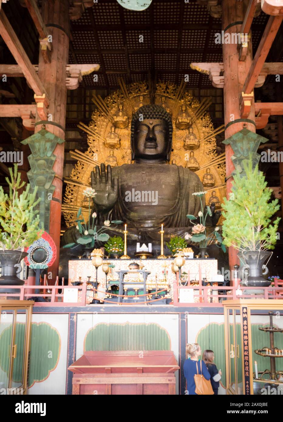 Nara, Japan - 15 Oct 2018: Great Buddha Hall (Daibutsuden) of Tōdai-ji ...