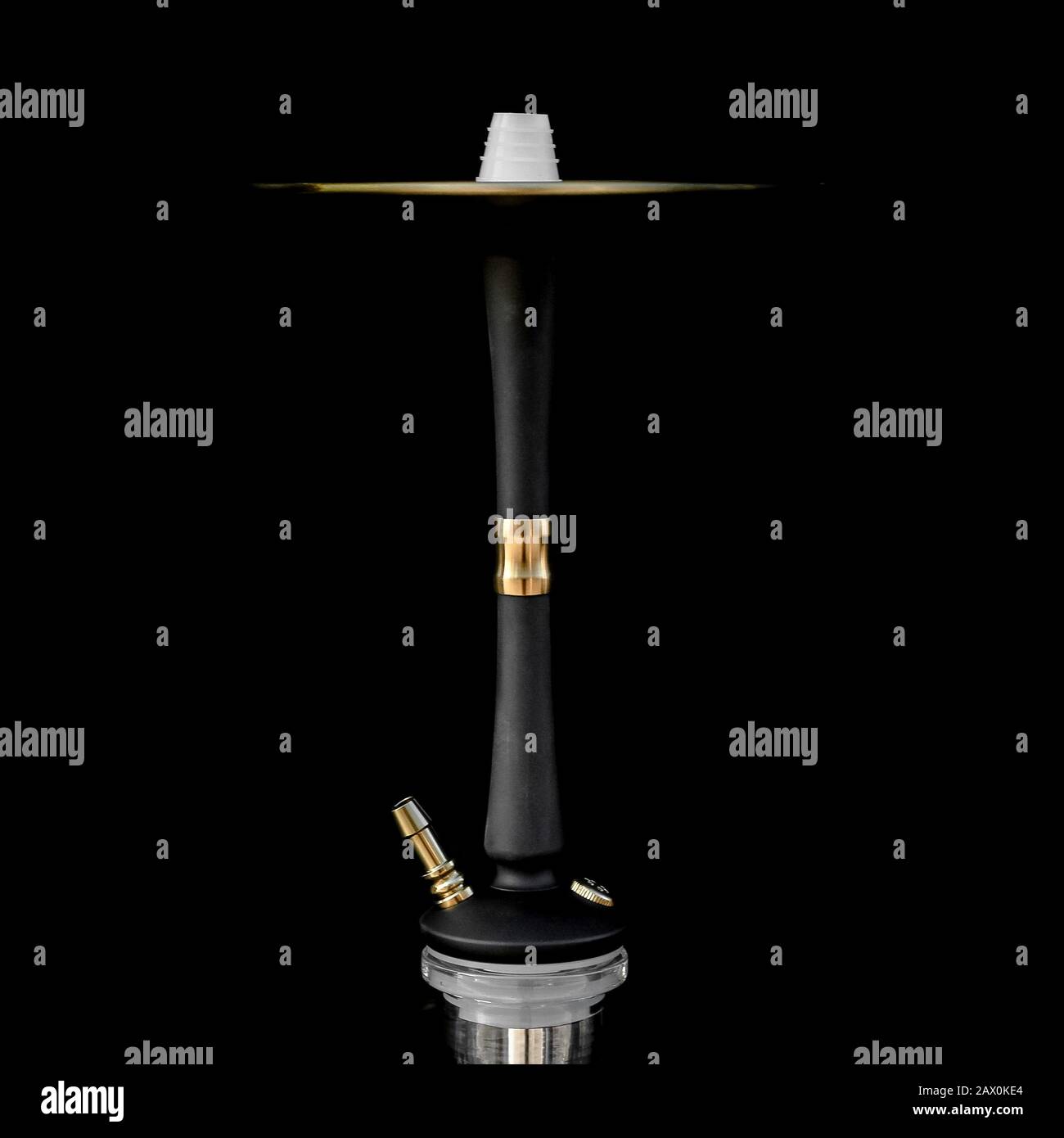 modern design hookah on dark background, closeup Stock Photo - Alamy