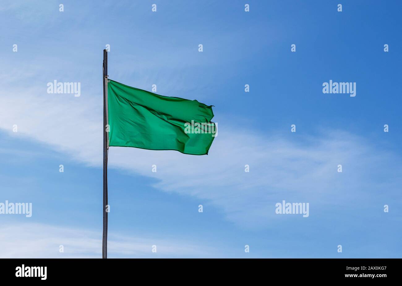 Waving flag pole hi-res stock photography and images - Alamy