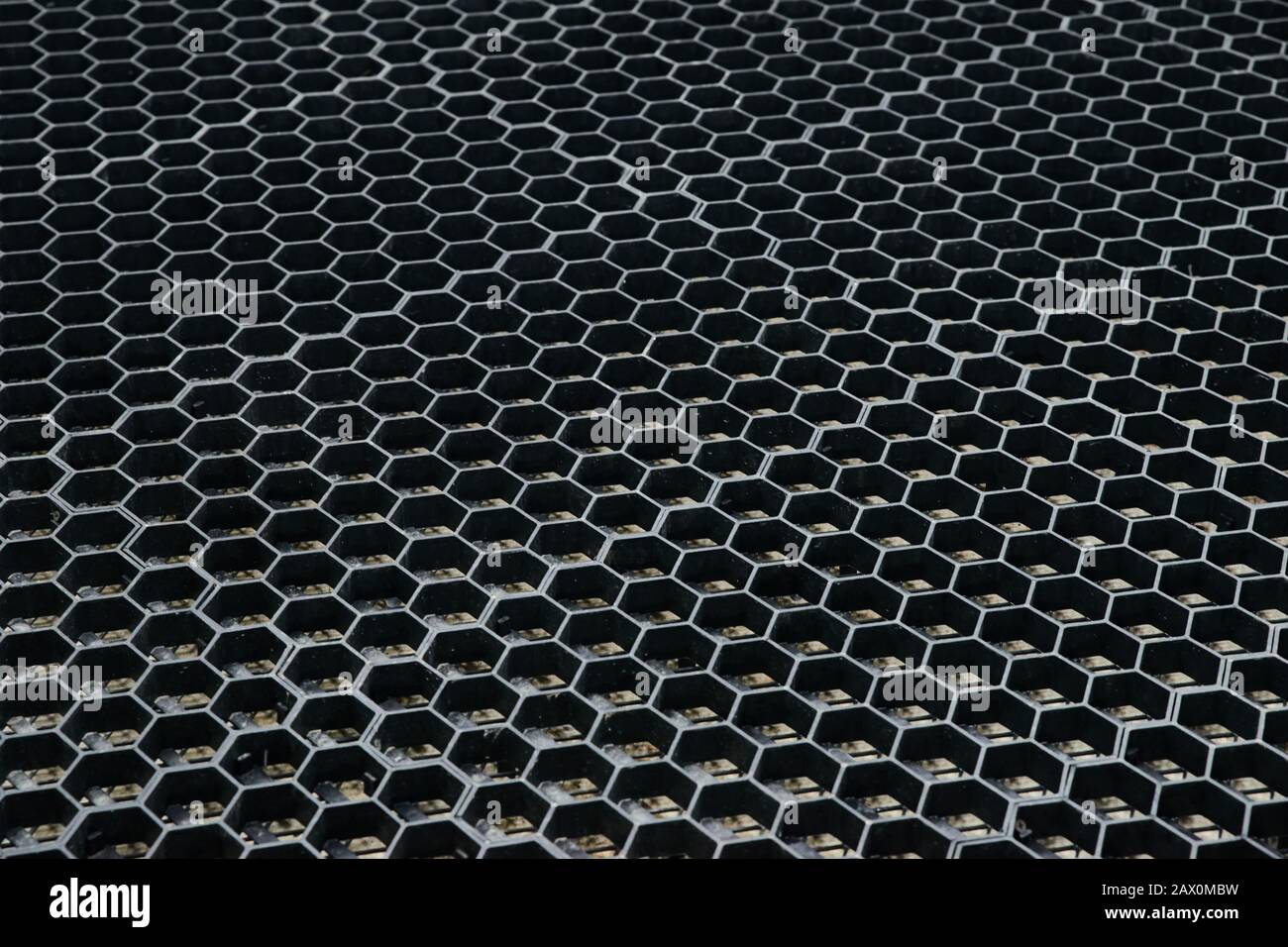 Metal Honeycomb Wallpaper