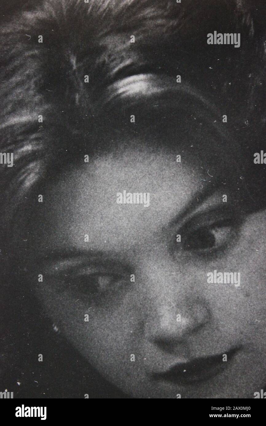 Fine 1970s black and white vintage photography of a beautiful woman ...