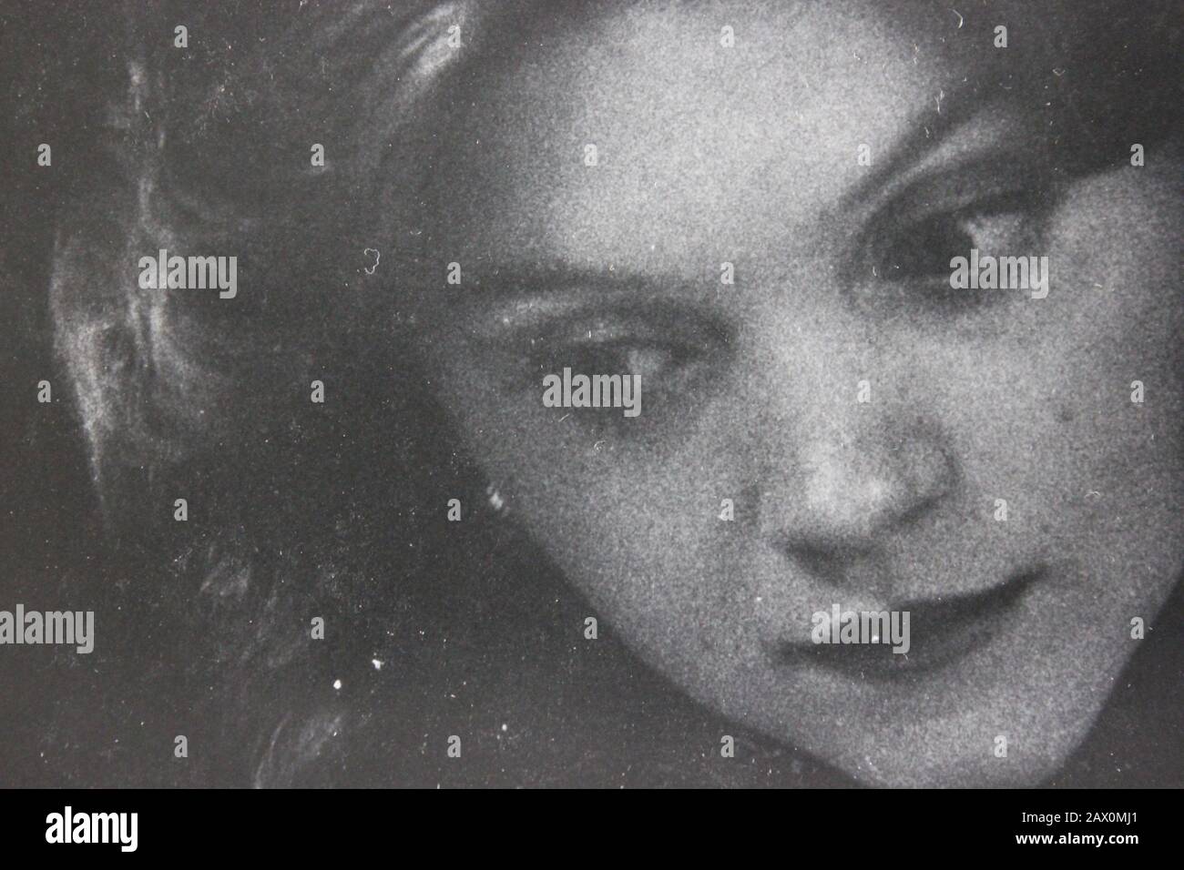 Fine 1970s black and white vintage photography of a beautiful woman ...