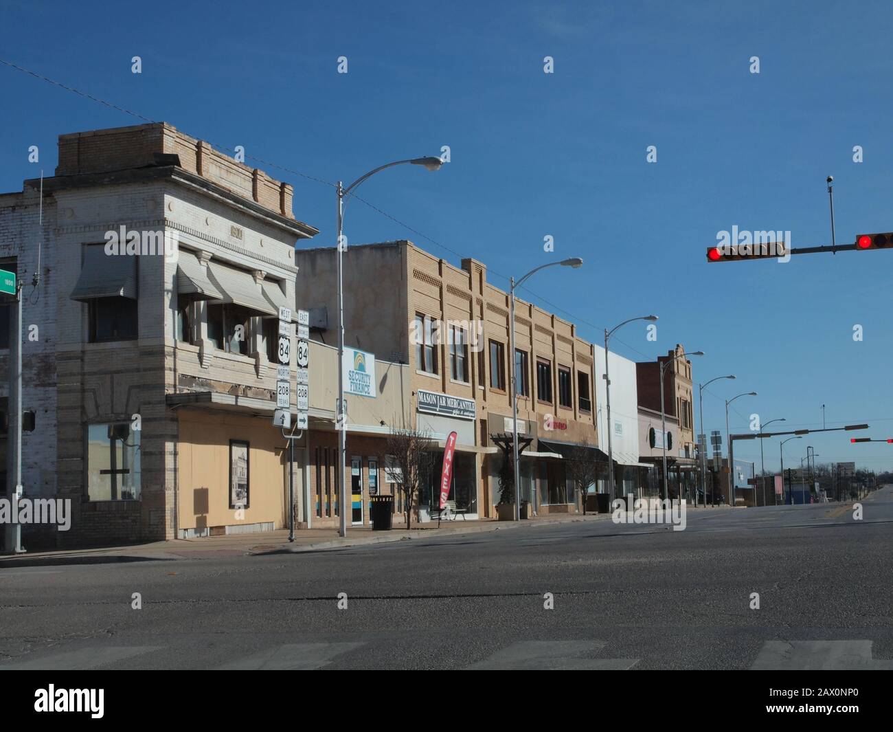 Small West Texas towns along US highway 180/62. Time seems to have ...