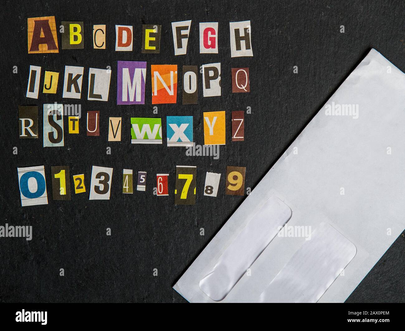 Anonymous alphabet hi-res stock photography and images - Alamy