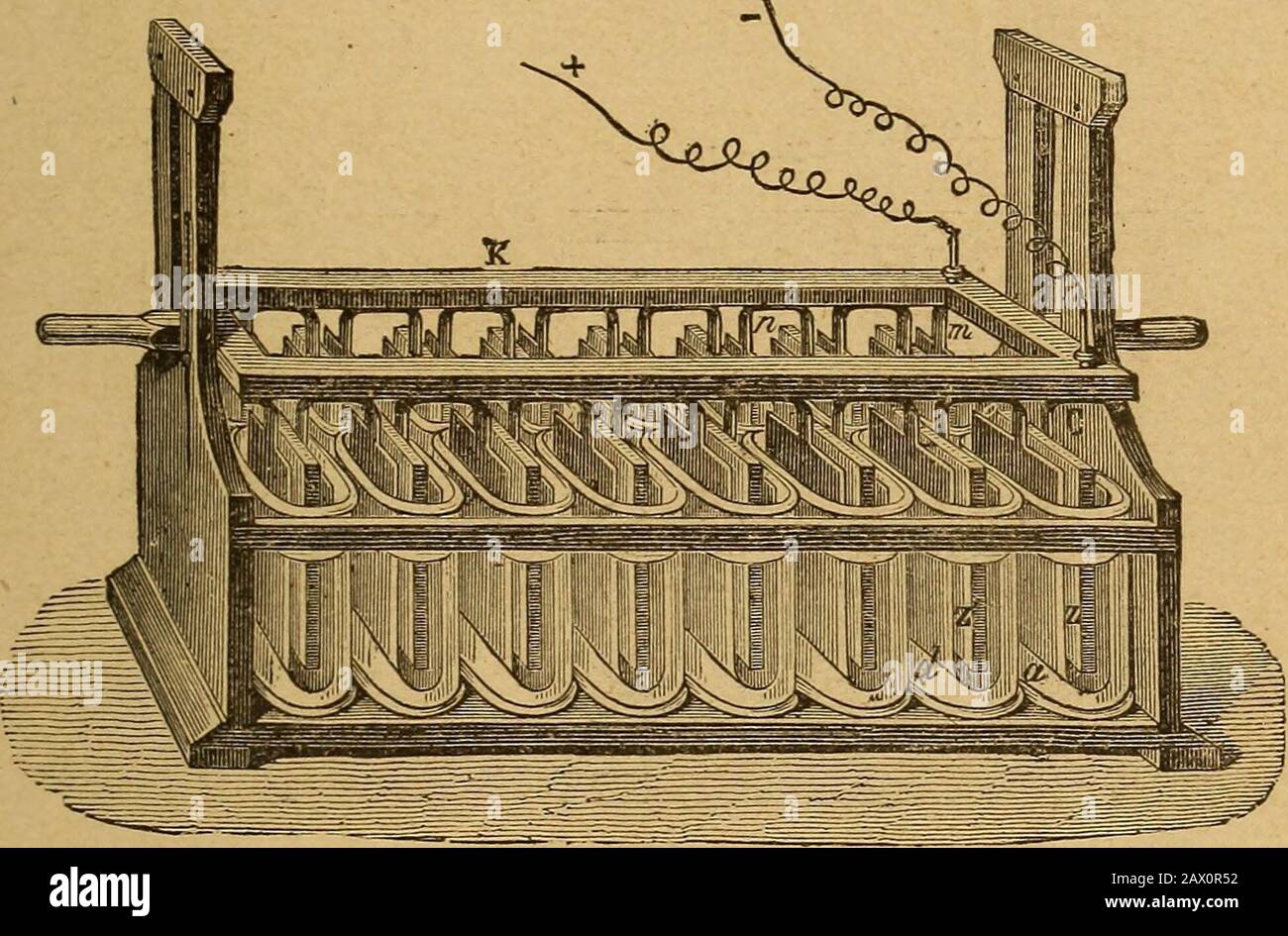 Elementary treatise on electric batteries . ooden trough, inter-nally ...