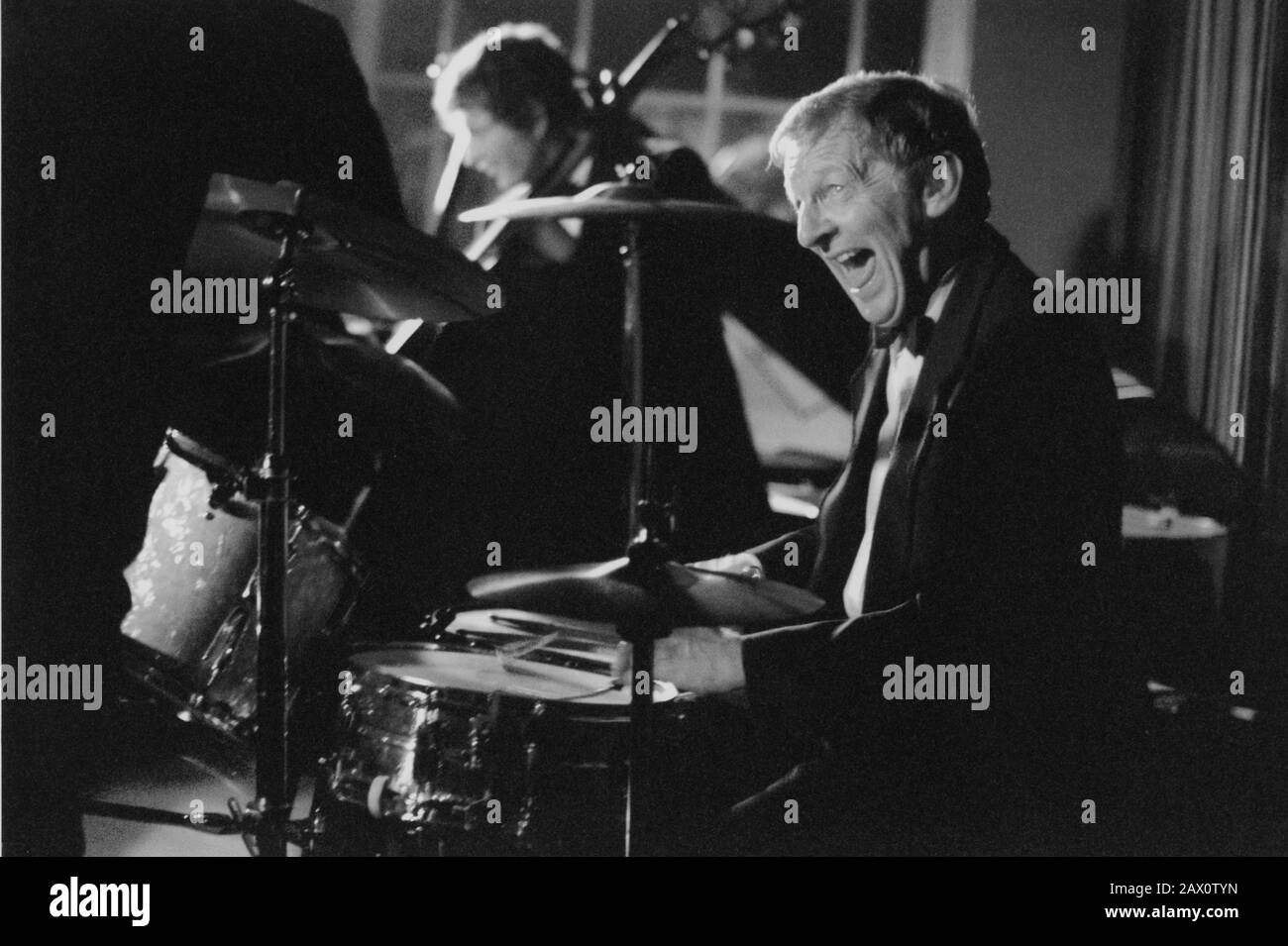 Ronnie Verrell, Pizza Express All Stars, Cambridge, 1986 Stock Photo ...