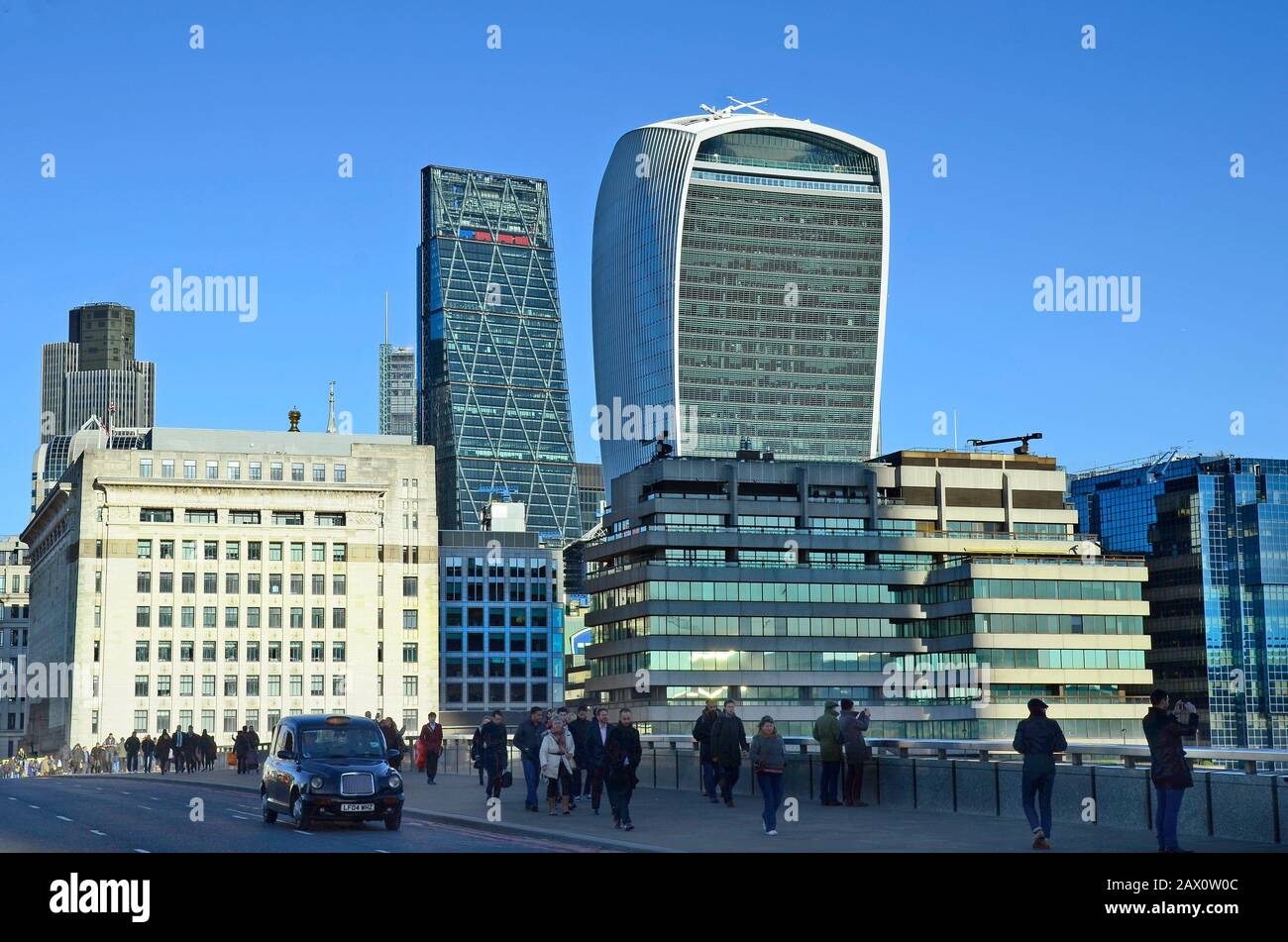 London, United Kingdom - January 15th 2016: Unidentified people on ...