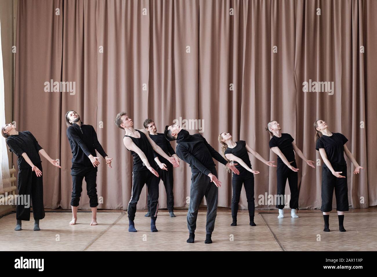 Professional Dancers Horizontal Shot Of Professional Dancers Wearing