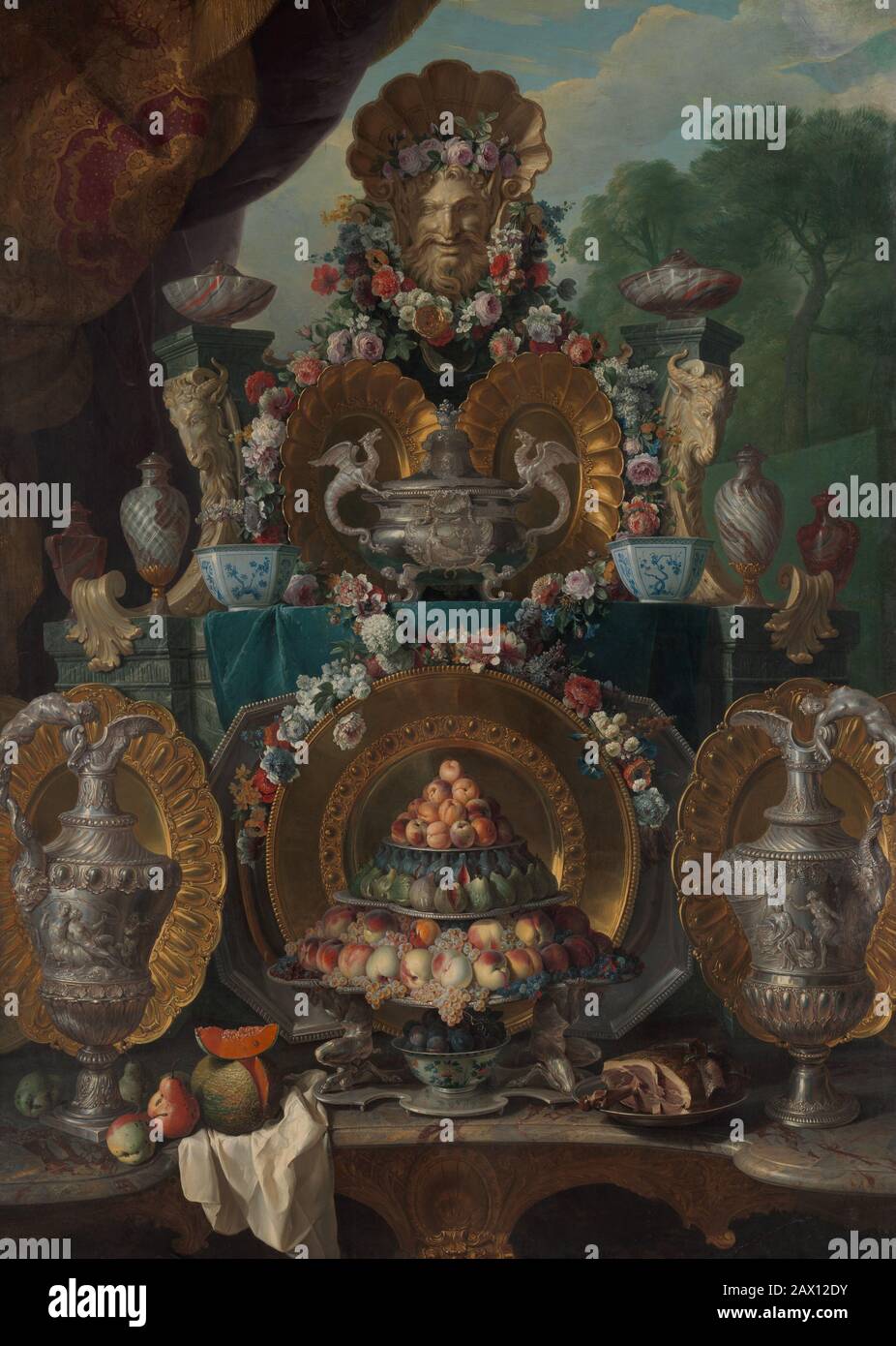 Still Life with Silver Stock Photo - Alamy