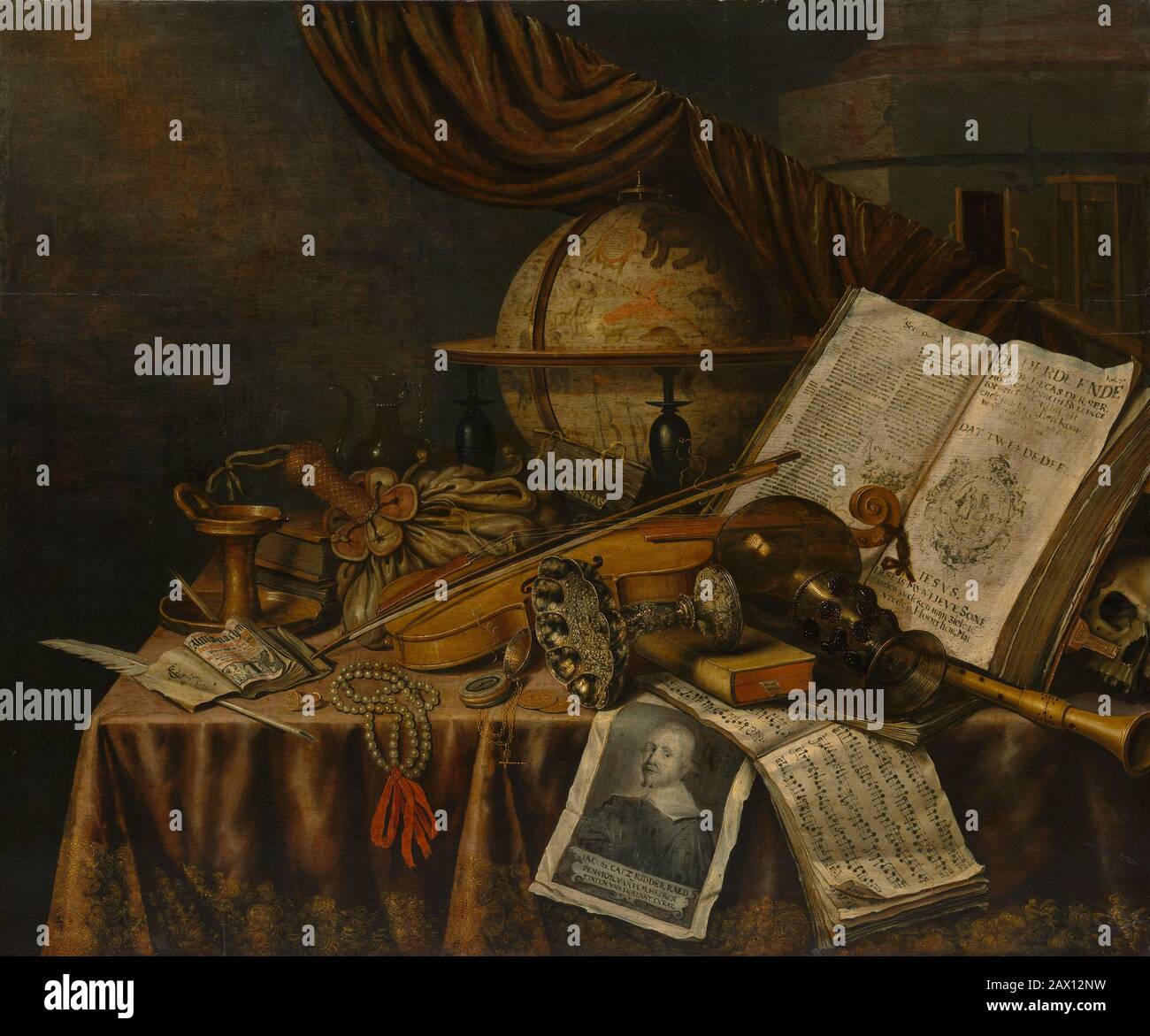 Vanitas Still Life, 1662 Stock Photo - Alamy