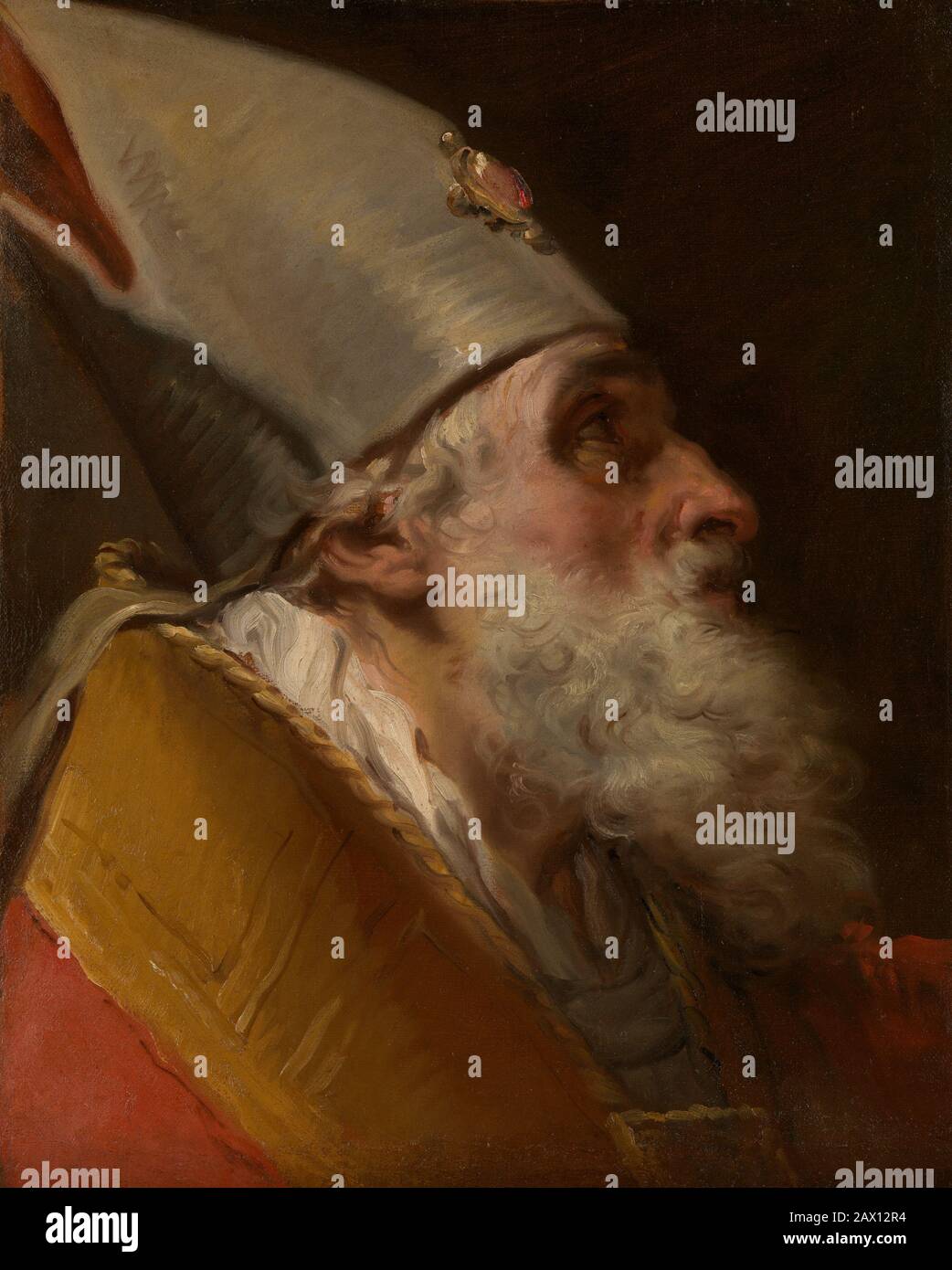 Bishop mitre hat hi-res stock photography and images - Alamy