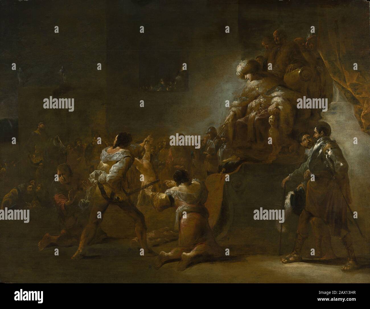 The Judgment of Solomon, 1640s Stock Photo - Alamy