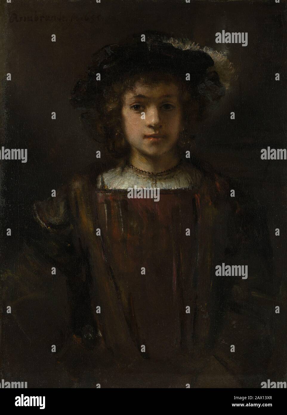 Rembrandt's Son Titus van Rijn (1641-1668 Stock Photo - Alamy