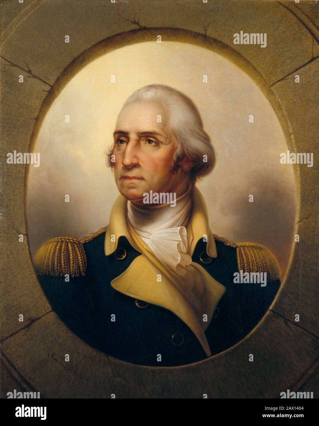 George Washington, ca. 1846 Stock Photo - Alamy