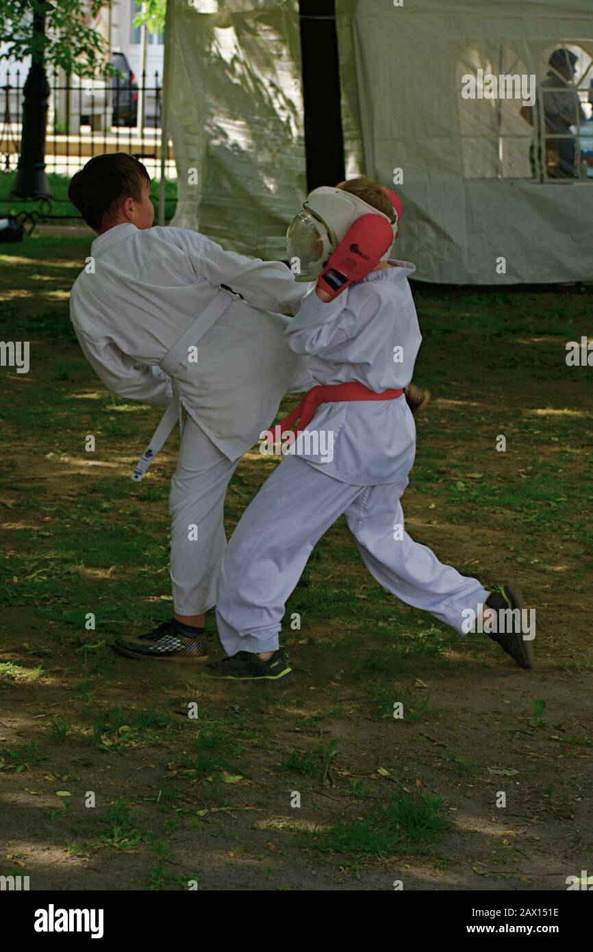 Karate Kids High Resolution Stock Photography and Images - Alamy
