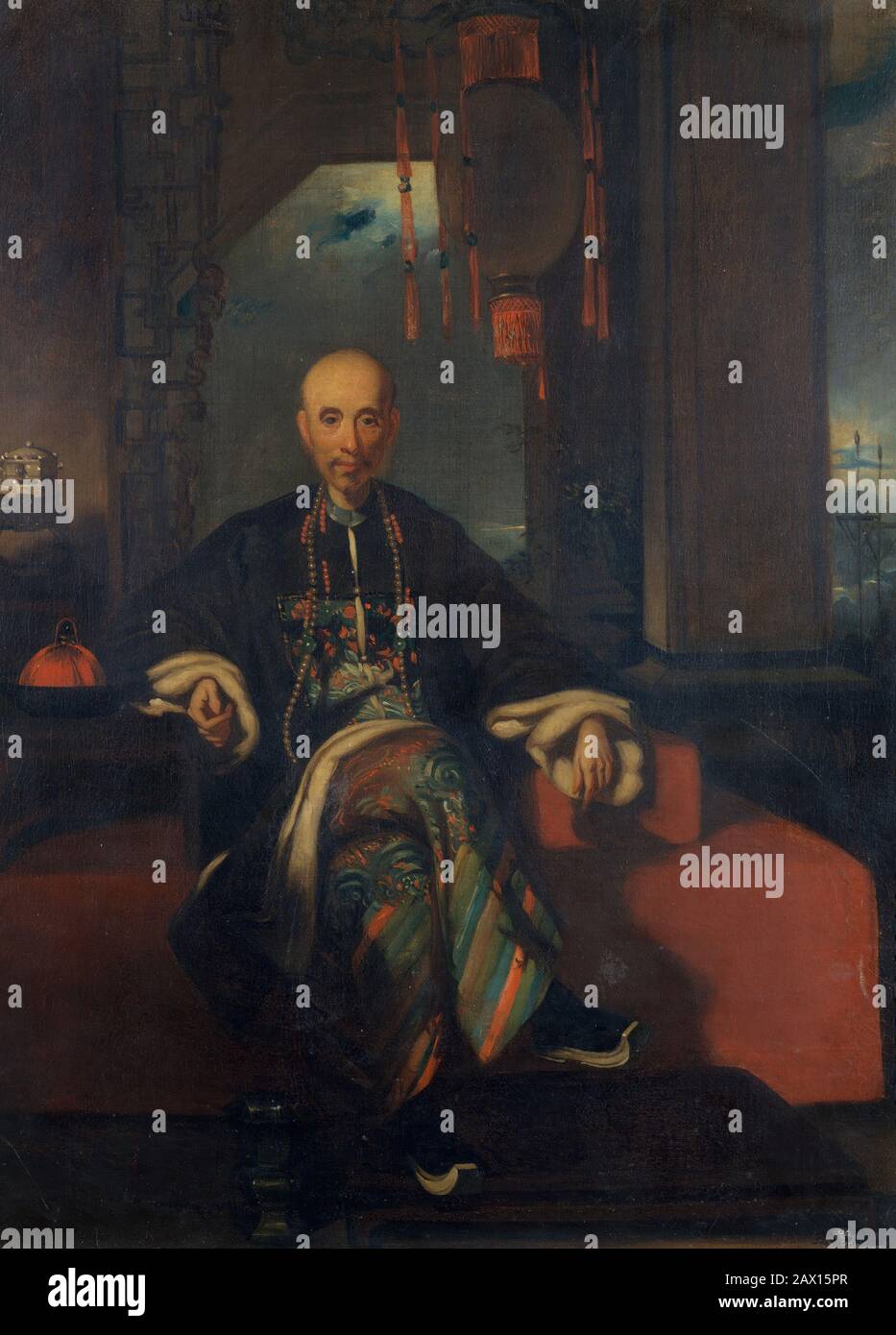 Houqua, ca. 1843 Stock Photo - Alamy