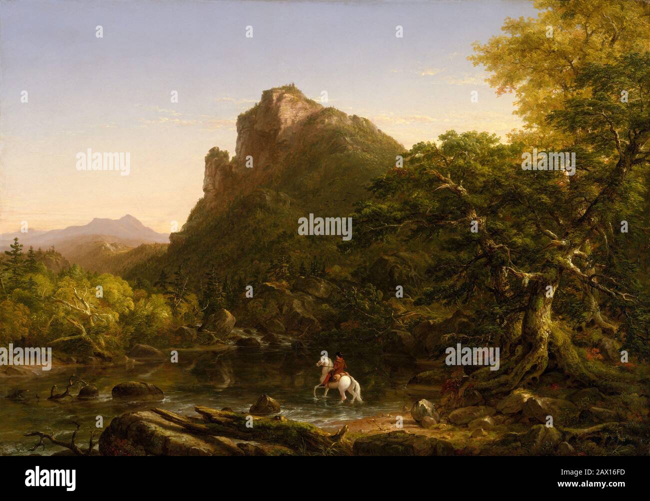 The Mountain Ford, 1846 Stock Photo - Alamy