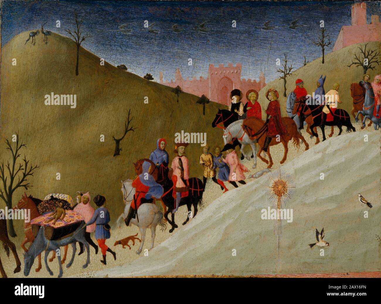 The Journey of the Magi, ca. 1433-35 Stock Photo - Alamy