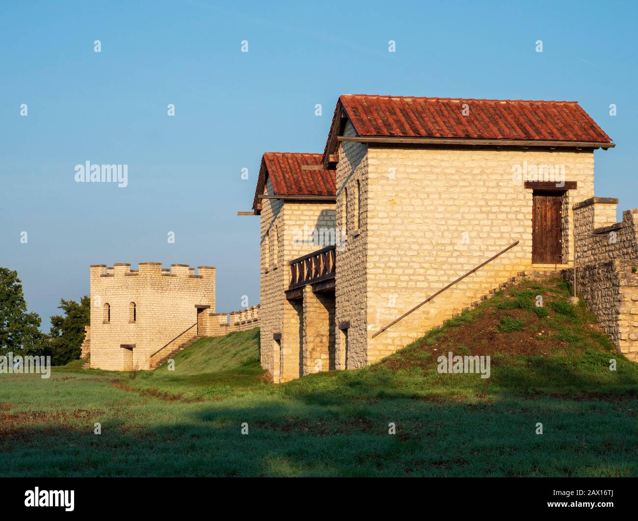 Reconstruction of roman fort hi-res stock photography and images - Alamy