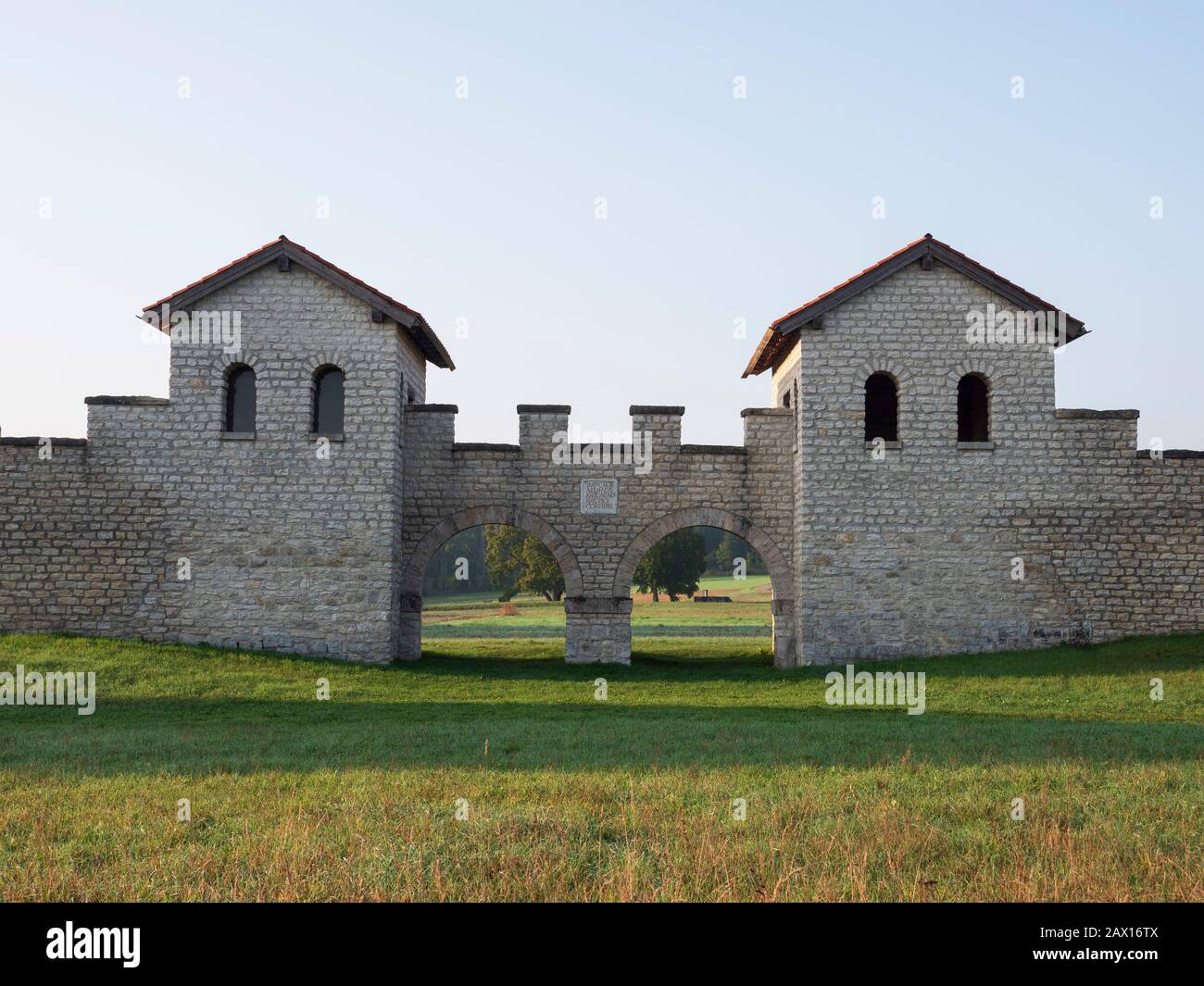 Reconstruction Of Roman Fort High Resolution Stock Photography and ...