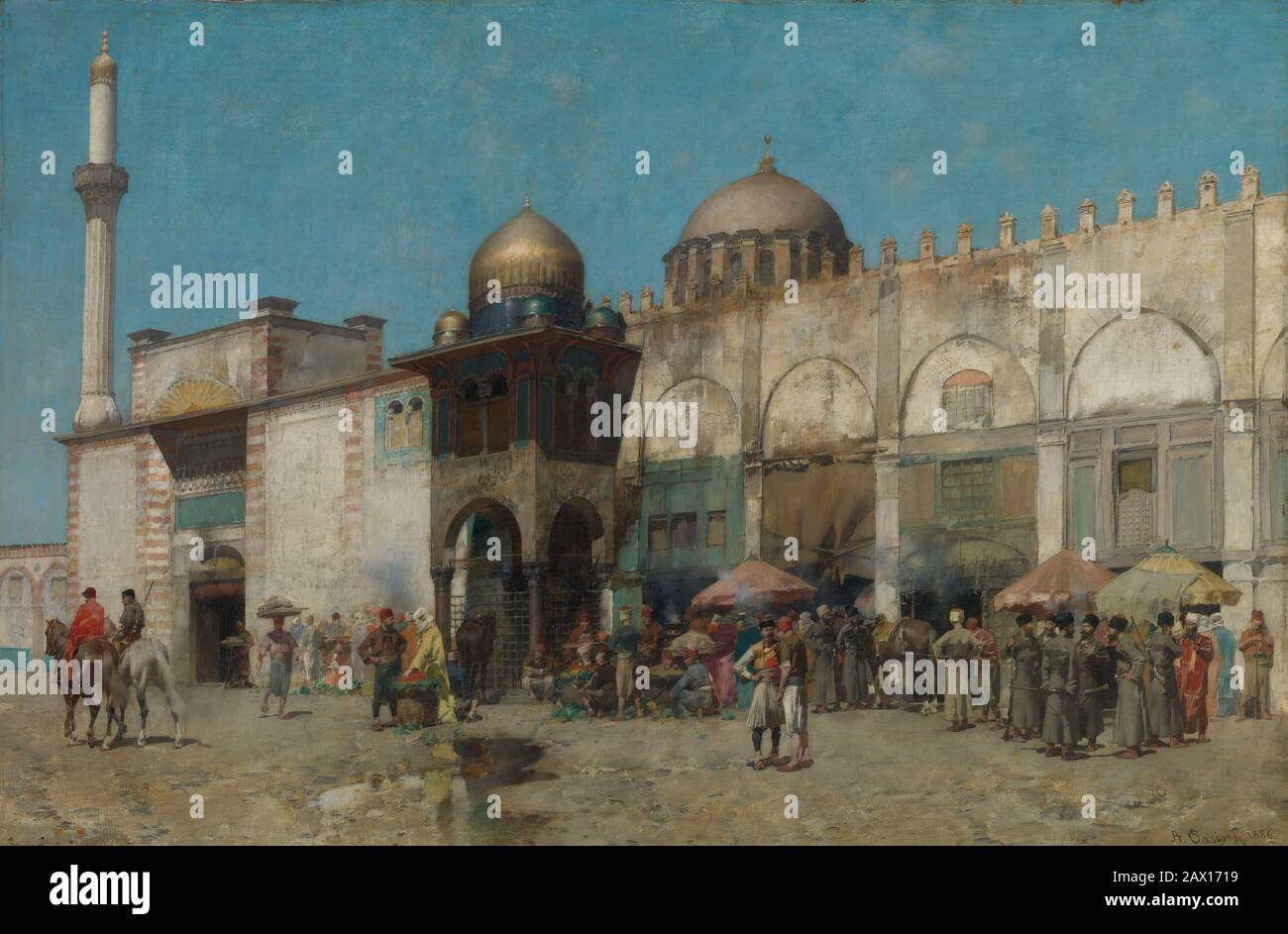 A Mosque, 1886 Stock Photo - Alamy
