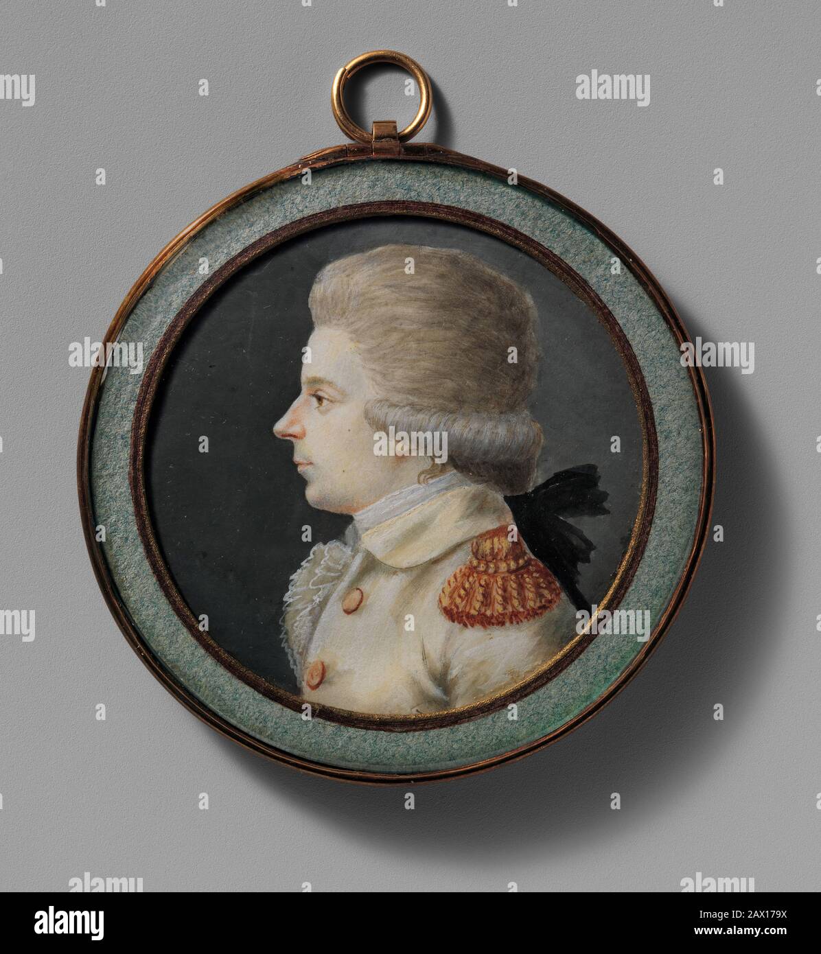 Portrait of a Man, ca. 1780 Stock Photo - Alamy
