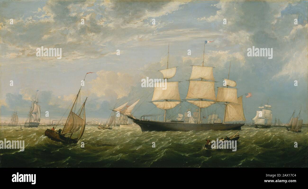 Clipper ship painting hi-res stock photography and images - Alamy