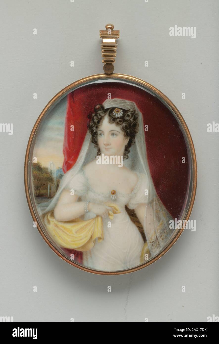 Portrait of a Lady, 1830 Stock Photo - Alamy