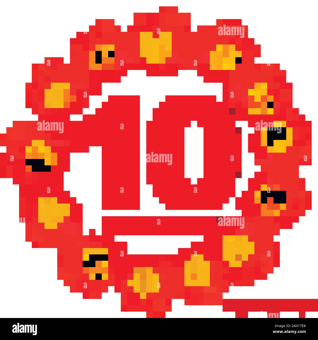 February 10 icon. For planning important day. Banner for holidays and ...