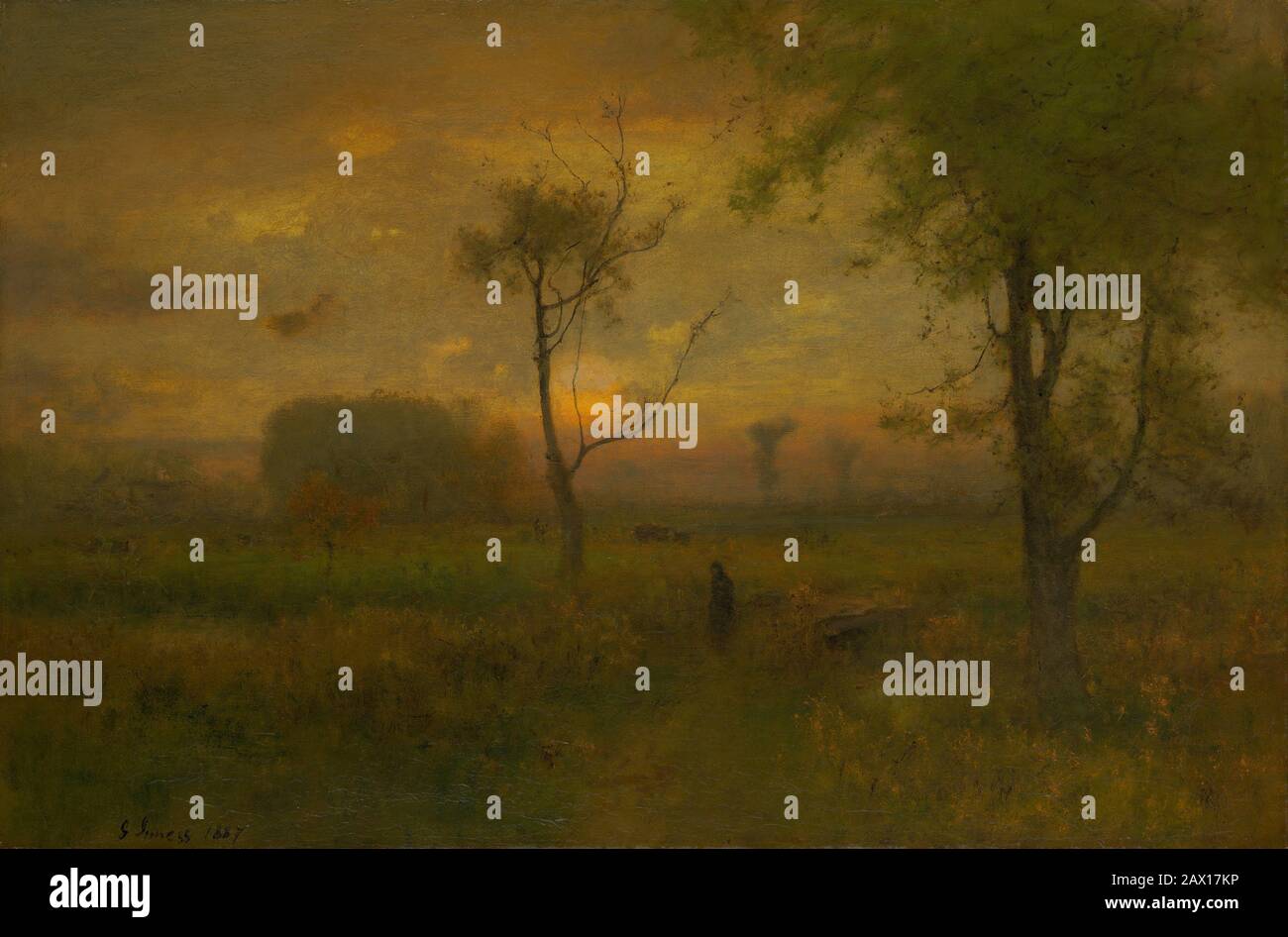 George inness sr hi-res stock photography and images - Alamy