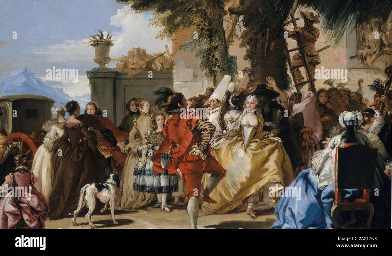 A Dance in the Country, ca. 1755 Stock Photo - Alamy