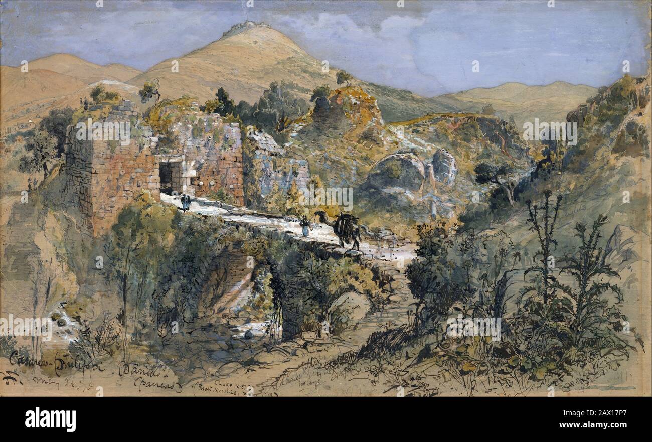 Archaeological site of banias hi-res stock photography and images - Alamy