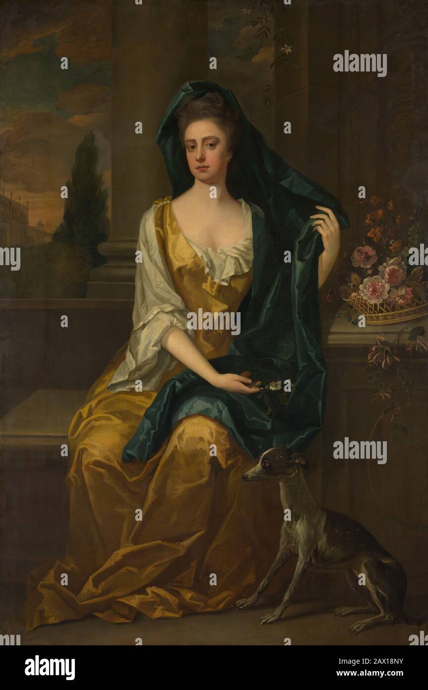 Michael dahl circa 1659 1743 portrait painter hi-res stock photography ...