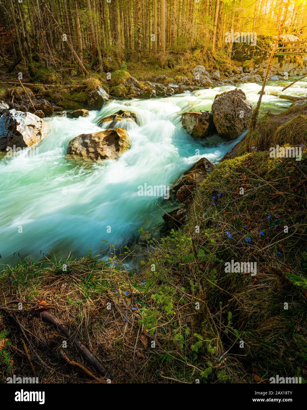 Ramsauer Ache - Hintersee, Germany Stock Photo - Alamy