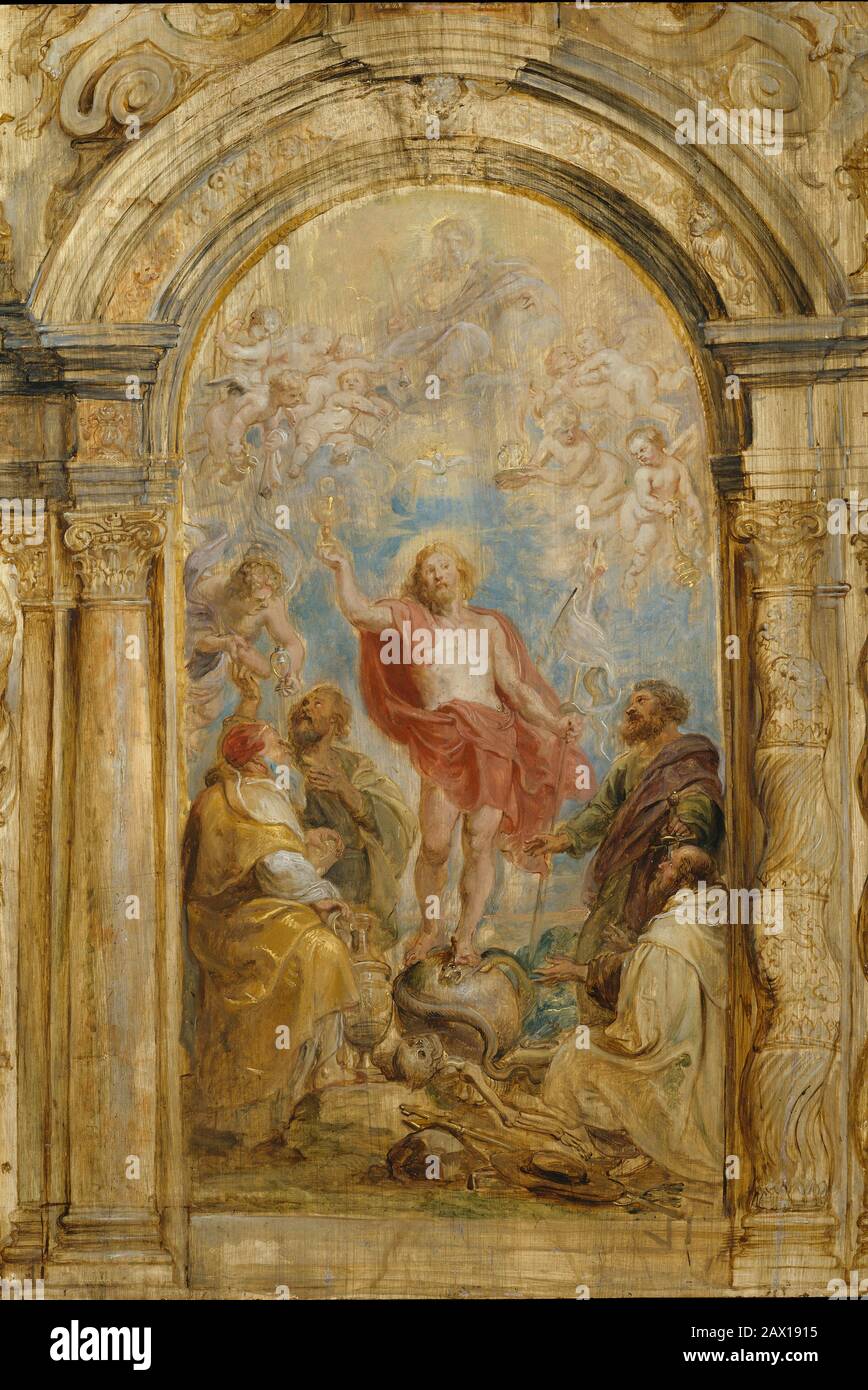 The Glorification of the Eucharist, ca. 1630-32 Stock Photo - Alamy